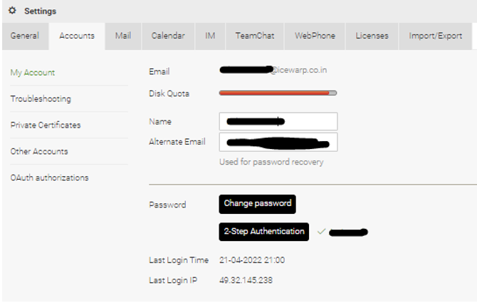 How to enable Two Factor Authentication – IceWarp India & Middle East ...