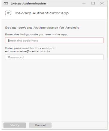 How to enable Two Factor Authentication – IceWarp India & Middle East ...