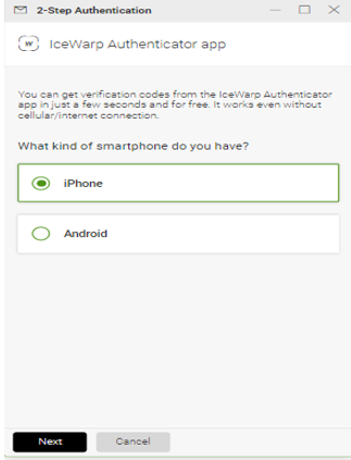 How to enable Two Factor Authentication – IceWarp India & Middle East ...