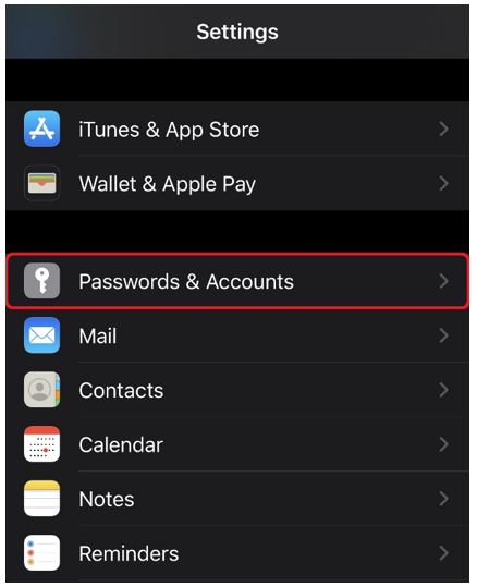 Configure Mail App on iOS Mobile Device (iPhone, iPad) – IceWarp India ...