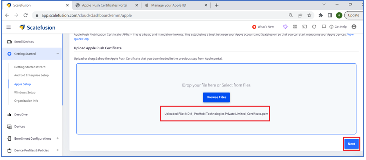 Steps to configure Scalefusion - Advanced MDM – IceWarp India & Middle ...