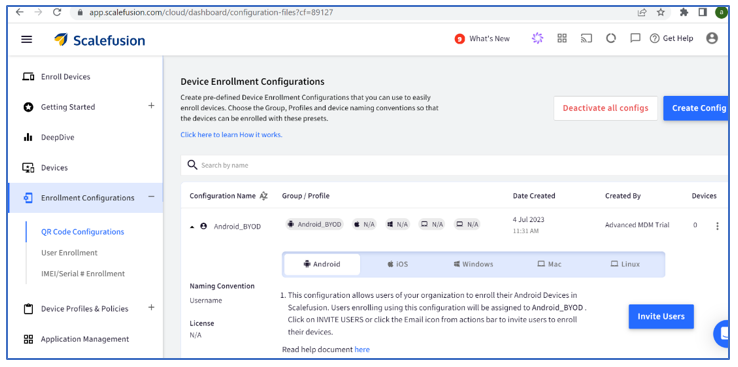 Steps to configure Scalefusion - Advanced MDM – IceWarp India & Middle ...